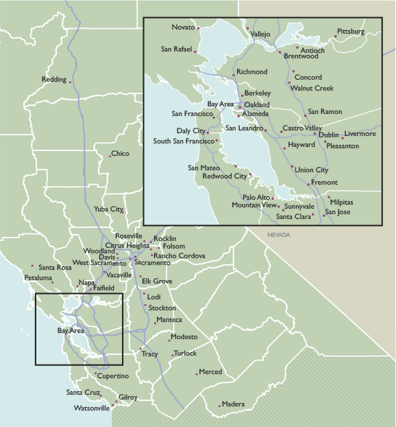 City Wall Maps of California - marketmaps.com