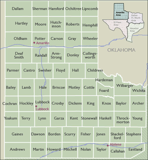 County Maps of Texas - marketmaps.com