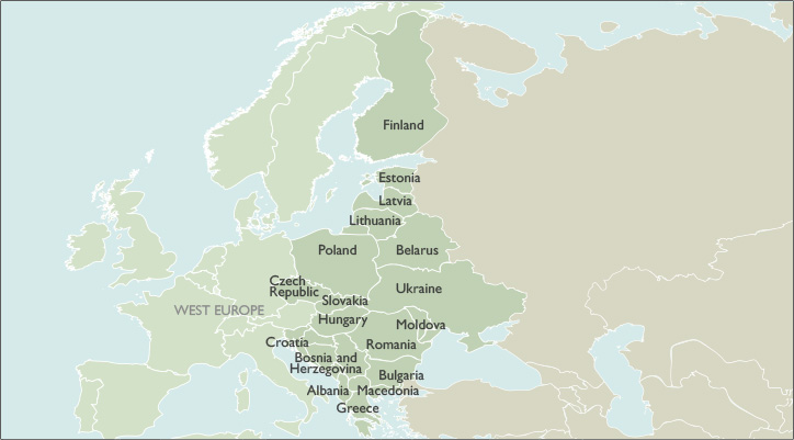 Country Maps of Eastern Europe - marketmaps.com